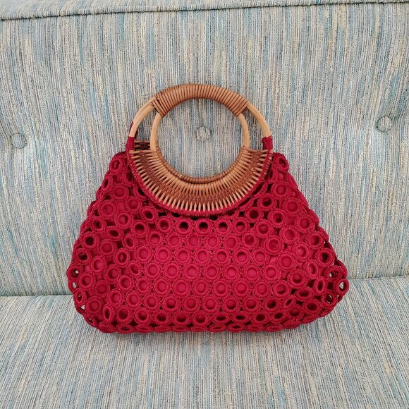 UNKNOWN | Bags | Unusual And Beautiful Red Purse | Poshmark